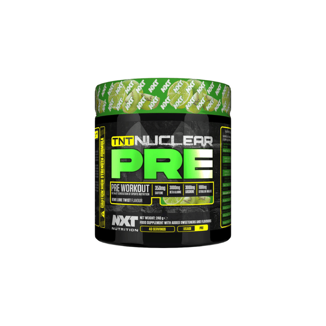 NXT Nutrition TNT Nuclear PRE-Workout Kiwi & Lime 250g – Brennans Pharmacy
